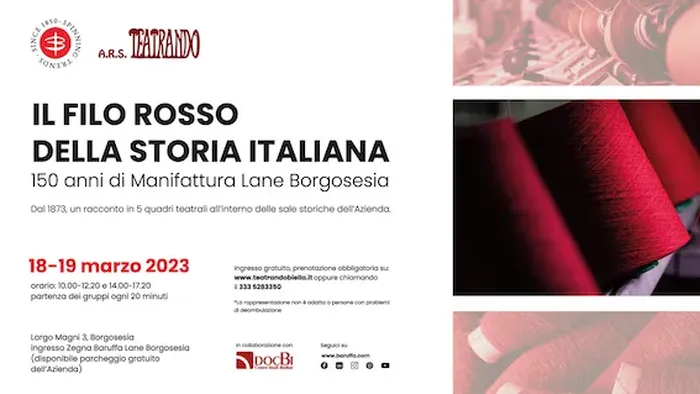 Lane Borgosesia celebra i 150 anni con uno spettacolo - Attualità