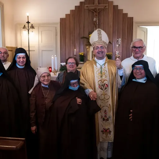 Le suore Romite Battistine in festa per il cinquantenario del monastero ...