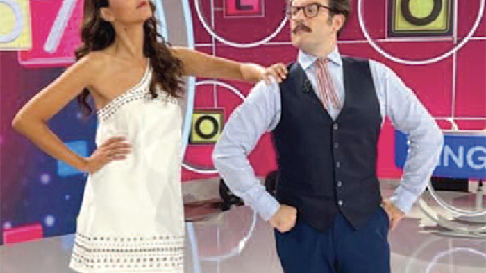 Simone Tempia in tv con Caterina Balivo - Attualità